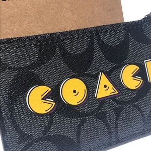 Coach | Bags | Nwt Coach X Pacman Signature Zip Card Holder | Poshmark